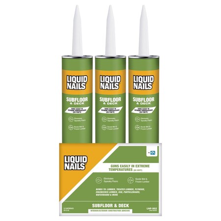 Liquid Nails Liquid Nails Subfloor & Deck Acrylic Latex Construction ...