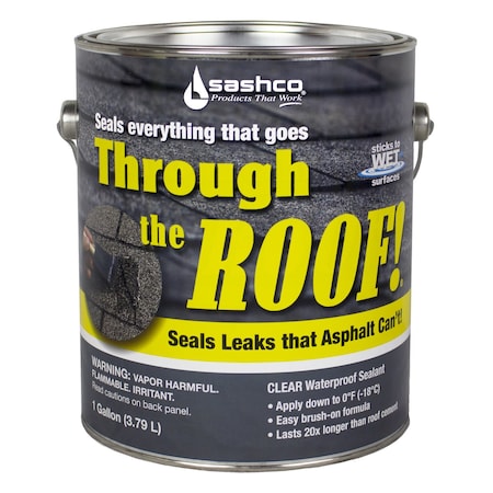 Through The Roof Sashco Through The Roof Gloss Clear Synthetic Rubber ...