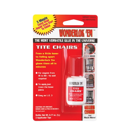 WONDER LOCK-EM Tite Chairs Glue 5Gram (W2082) | Zoro
