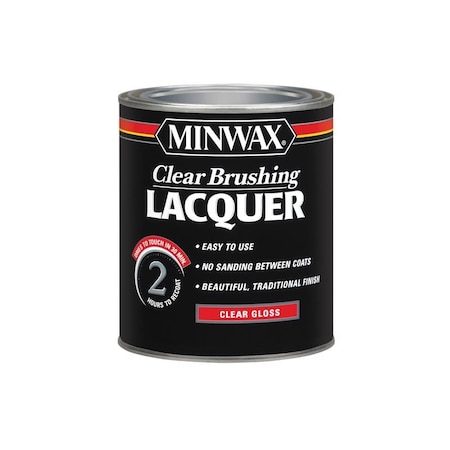 Minwax Minwax Gloss Clear Brushing Lacquer 1 qt 155000000 | Zoro
