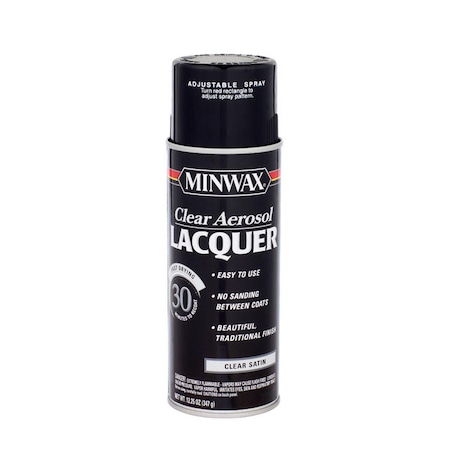 Minwax Minwax Satin Clear Oil-Based Lacquer 12 oz 152100000 | Zoro