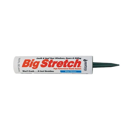 Big Stretch Sashco Pine Green Acrylic Caulk 10.5 oz 10024 | Zoro