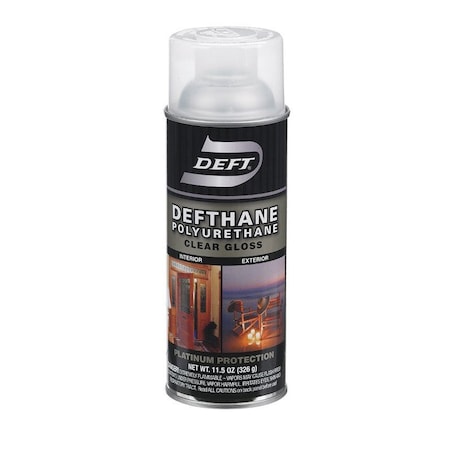 Deft Deft Gloss Clear Oil-Based Polyurethane Spray 11.5 oz DFT020S/54 ...