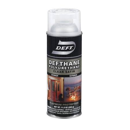 Deft Deft Satin Clear Oil-Based Polyurethane Spray 11.5 oz DFT025S/54 ...