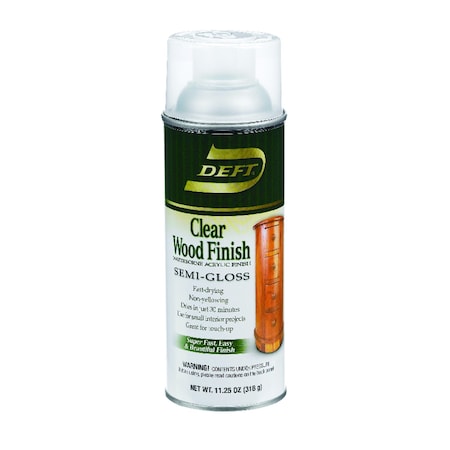 Deft Wood Finish Semi-Gloss Clear Water-Based Acrylic Finish and Sealer ...