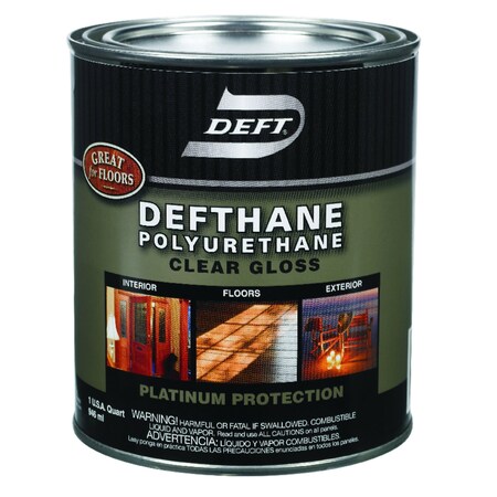 Deft Gloss Clear Oil-Based Polyurethane 1 qt DFT21/04 | Zoro