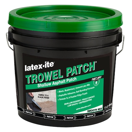 Latex-Ite Trowel Patch Black Asphalt Patch 1 gal 32016 | Zoro
