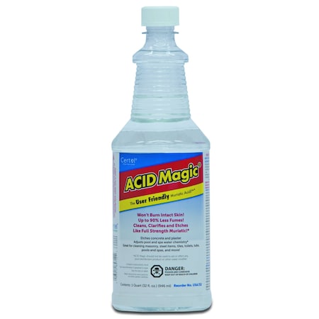 Certol Acid Magic Muriatic Acid 1 qt Liquid USA/32-1EA | Zoro