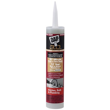 Dap Crystal Clear Polymer Kitchen and Bath Sealant 9 oz 00795 | Zoro