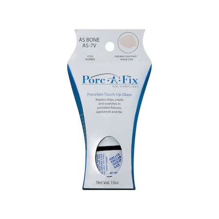 Porc-A-Fix Porc-A-Fix Porcelain Bone Touch-Up Glaze 15 cc AS-7V | Zoro