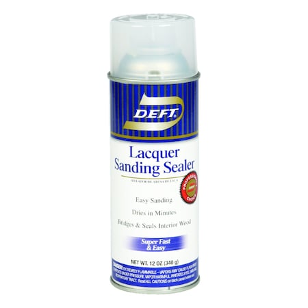Deft ProLuxe Smooth Clear Oil-Based Lacquer Sanding Sealer 12 oz ...