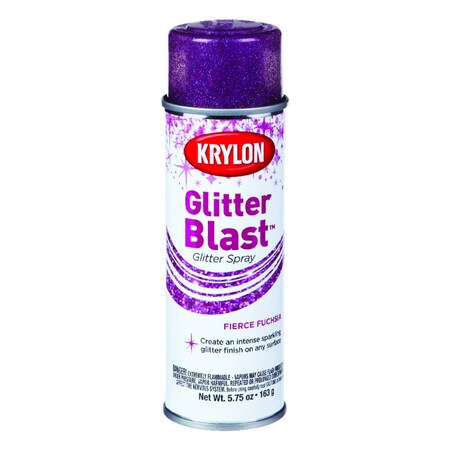 Krylon Krylon Glitter Blast Fierce Fuchsia Spray Paint 5.75 oz ...