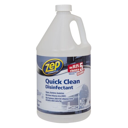 Zep Quick Clean Fresh Scent Disinfectant 128 oz ZUQCD128 | Zoro