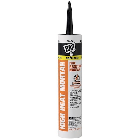 Dap DAP Black Silicate Fire Resistant Caulk 10.1 oz 7079818854 | Zoro