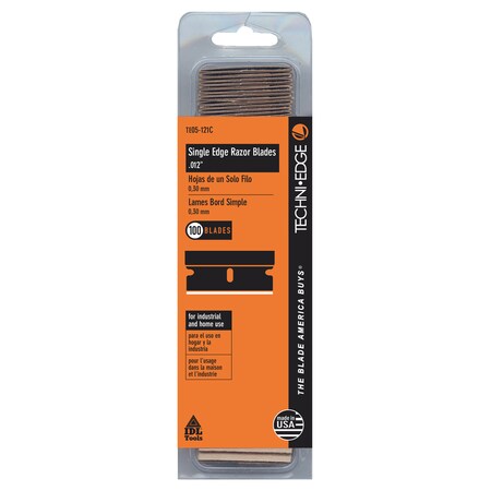 TECHNI EDGE RAZOR BLADE .012"" 100PK (TE05-121C) | Zoro
