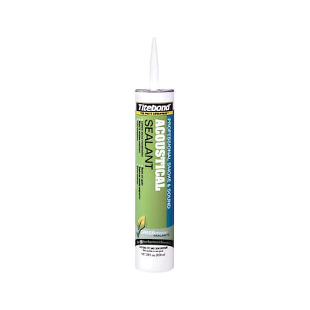 Titebond Acoustical Smoke & Sound Caulk, 28 oz, Cartridge, White ...