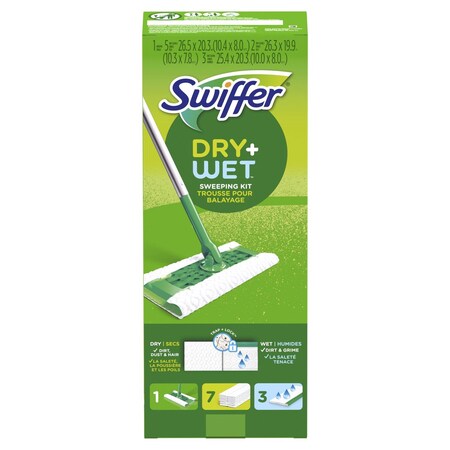 Swiffer Swiffer Sweeper Dry & Wet 10 in. W Dry/Wet Sweeping Kit 92815 ...
