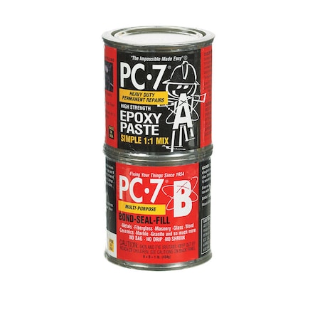 Pc-7 PC-7 Multi-Purpose Super Strength Dark Gray Epoxy 16 oz PC7-1LB | Zoro