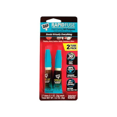 Dap Clear, 0.2 oz, 2 PK 158 | Zoro