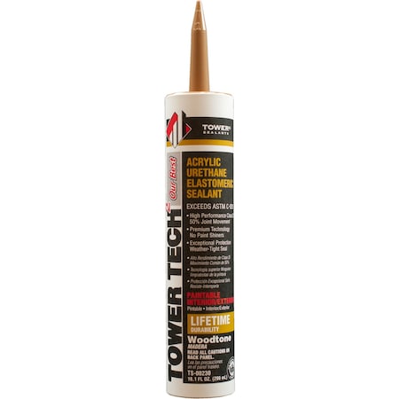 Tower Sealants Tower Tech 2 Woodtone Acrylic Urethane Sealant 10.1 oz ...