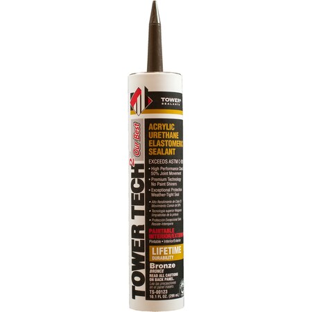 Tower Sealants Tower Tech 2 Bronze Acrylic Urethane Sealant 10.1 oz TS ...