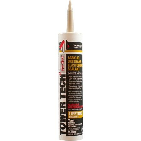 Tower Sealants Tower Tech 2 Tan Acrylic Urethane Sealant 10.1 oz TS ...
