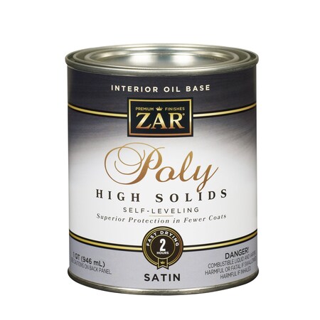 United Gilsonite ZAR Satin Clear Oil-Based Polyurethane 1 qt 34812 | Zoro