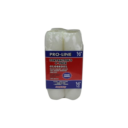 Arroworthy Pro-Line Dralon 9 in. W X 1/2 in. Paint Roller Cover 4 pk ...