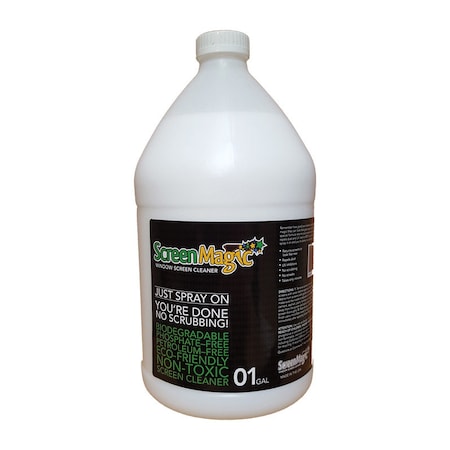 Screen Magic Screen Magic Window Screen Cleaner 1 gal Liquid SM1GR | Zoro