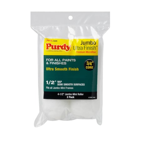 Purdy Purdy Ultra Finish Microfiber 4.5 in. W X 1/2 in. Jumbo Mini ...