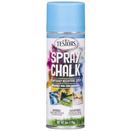 Testors Blue Oil-Based Spray Chalk 6 oz 307589 | Zoro