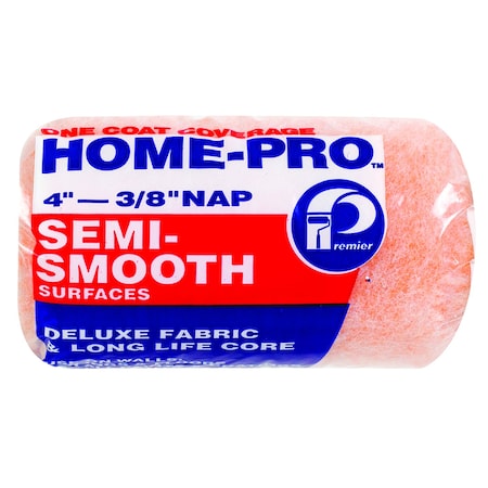 Premier Home-Pro Polyester 4 in. W X 3/8 in. Paint Roller Cover 1 pk ...