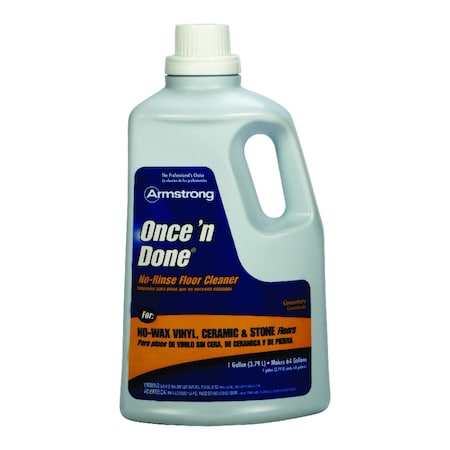 Oncen Done Armstrong Once'N Done Citrus Scent Floor Cleaner Liquid 1 ...