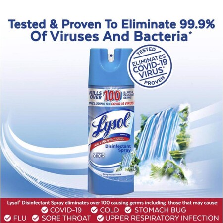 Lysol Lysol Spring Waterfall Scent Disinfectant 12 oz 1 pk 1920002845 ...