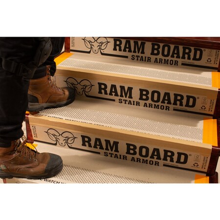 Ram Board Ram Board Stair Armor 19 in. H X 34 in. W Polypropylene Stair ...