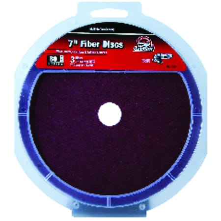 Gator Grit Gator 7 in. Aluminum Oxide Center Mount Fiber Disc 80 Grit ...
