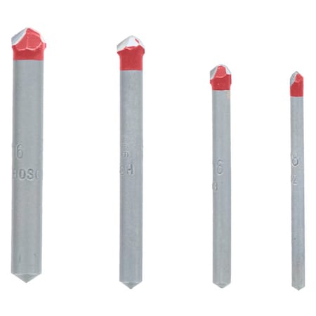 Diablo Diablo Carbide Tipped Tile and Stone Drill Bit Set 3-Flat Shank ...