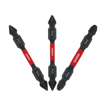 Diablo Diablo Phillips 2-1/2 in. L Double-Ended Screwdriver Bit Set ...