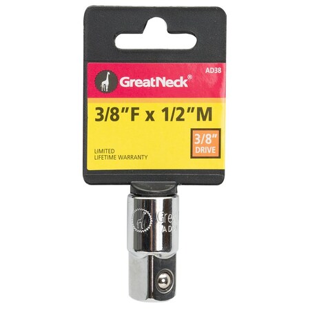 Great Neck SOCKET SILVER 3/8""DR AD38 | Zoro