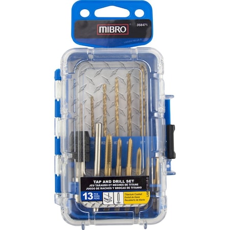 Mibro DRILL&TAPE BIT SET 13PC 358471 | Zoro