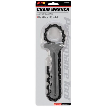 Performance Tool CHAIN WRENCH STEEL 1PC W54061 | Zoro