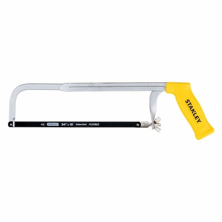 Stanley Stanley 10 in. Carbon Steel Adjustable Hacksaw Black/Yellow 1 ...