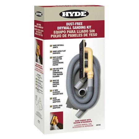 Hyde Hyde Plastic Drywall Vacuum Hand Sander 3.25 in. H X 8 in. W X 16. ...