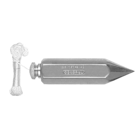 General Tools General 5 oz Steel Plumb Bob 3-3/8 in. L 1 pc 790-5 | Zoro