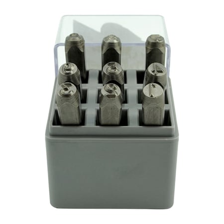 C.H. Hanson STAMP SET 9PC HANSON1/4"" 20685 | Zoro