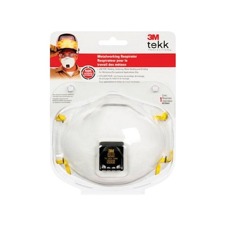 Scotch 3M N95 Metal Working Disposable Respirator Valved White 1 pc ...