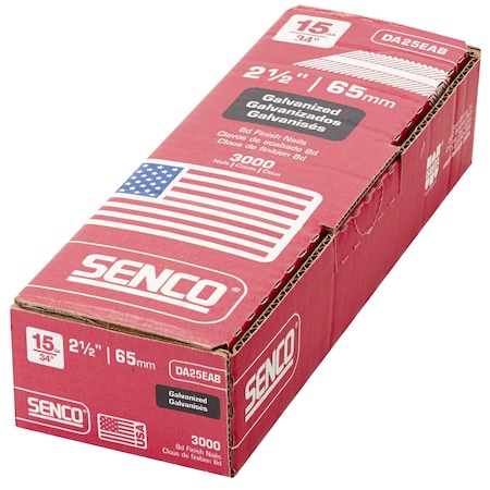 Senco Senco 2-1/2 in. L X 15 Ga. Angled Strip Galvanized Finish Nails ...