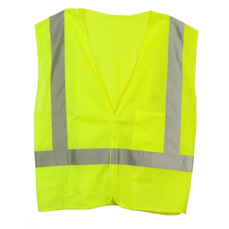 C.H. Hanson Reflective Safety Vest Green One Size Fits All 55180 | Zoro
