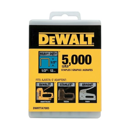 STANLEY 1/2 in Heavy Duty Staples : Steel - DWHTTA7085