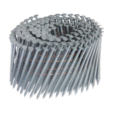 Grip-Rite Collated Framing Nail, 2-3/8 in L, 12 ga, Galvanized, Round ...